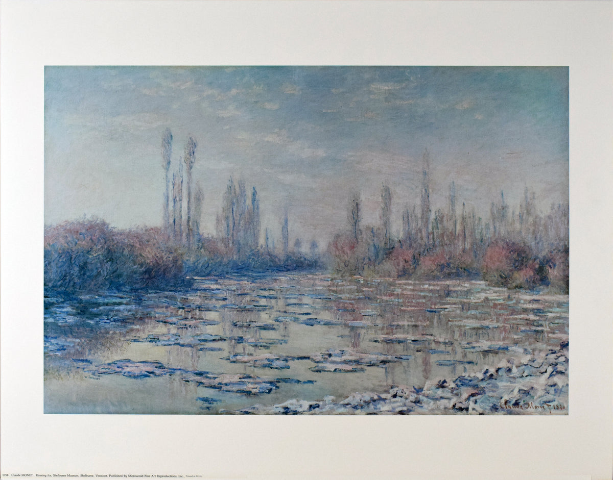 Floating Ice by Claude Monet – The Art of Custom Framing