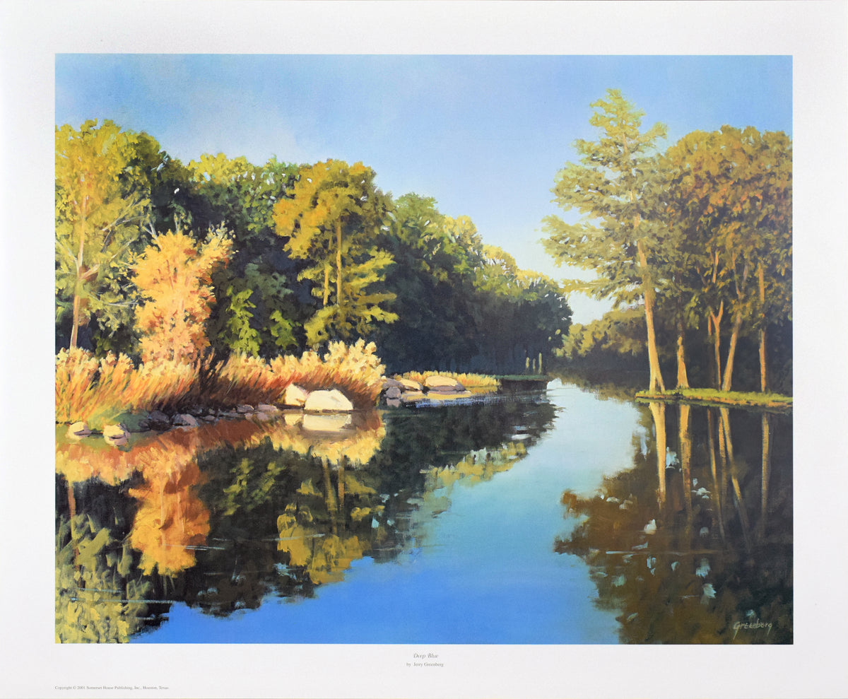"Deep Blue" by Jerry Greenberg – The Art of Custom Framing